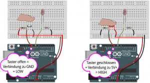 Lektion 11 – Der Taster – Arduino Tutorial