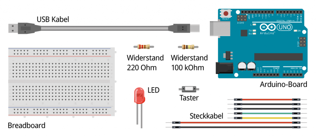 Lektion 11 – Der Taster – Arduino Tutorial