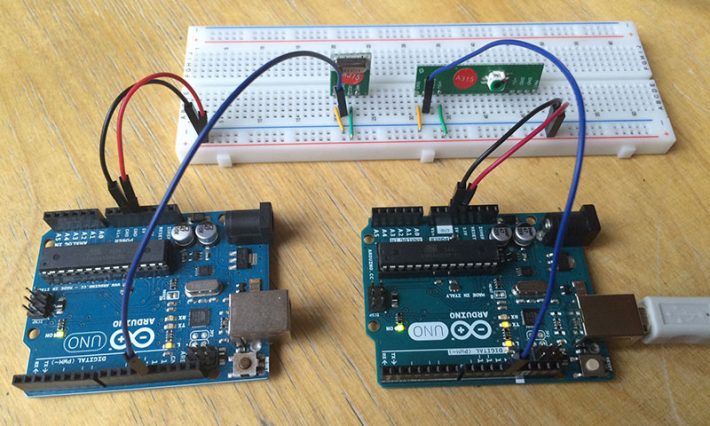Funkübertragung von Messwerten mit dem RF Link Modul – Arduino Tutorial