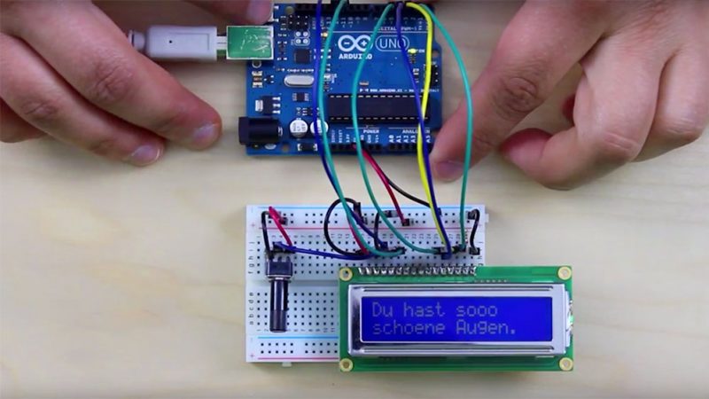 Kompliment-Maschine mit Arduino – Arduino Tutorial