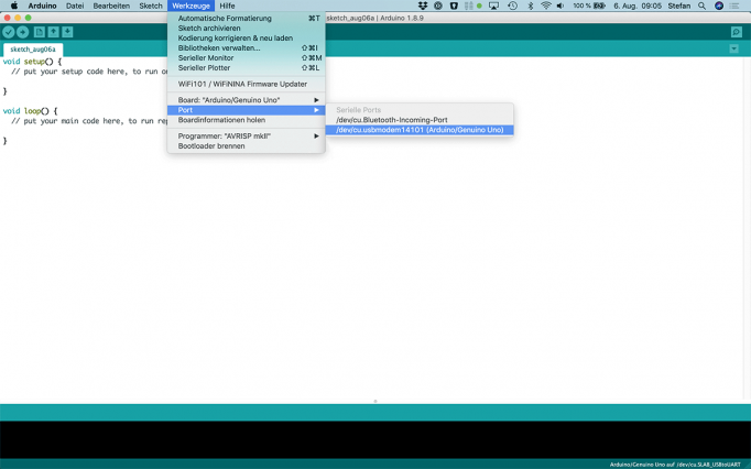Blink – Start mit Arduino – Arduino Tutorial