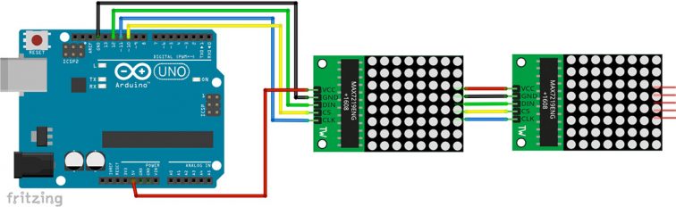 So steuerst du ein Arduino Matrix Display mit Max7219 IC an