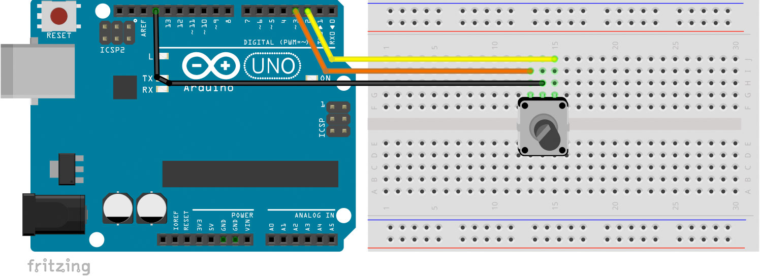 Arduino und Encoder – Schaltplan, Erklärung, Code