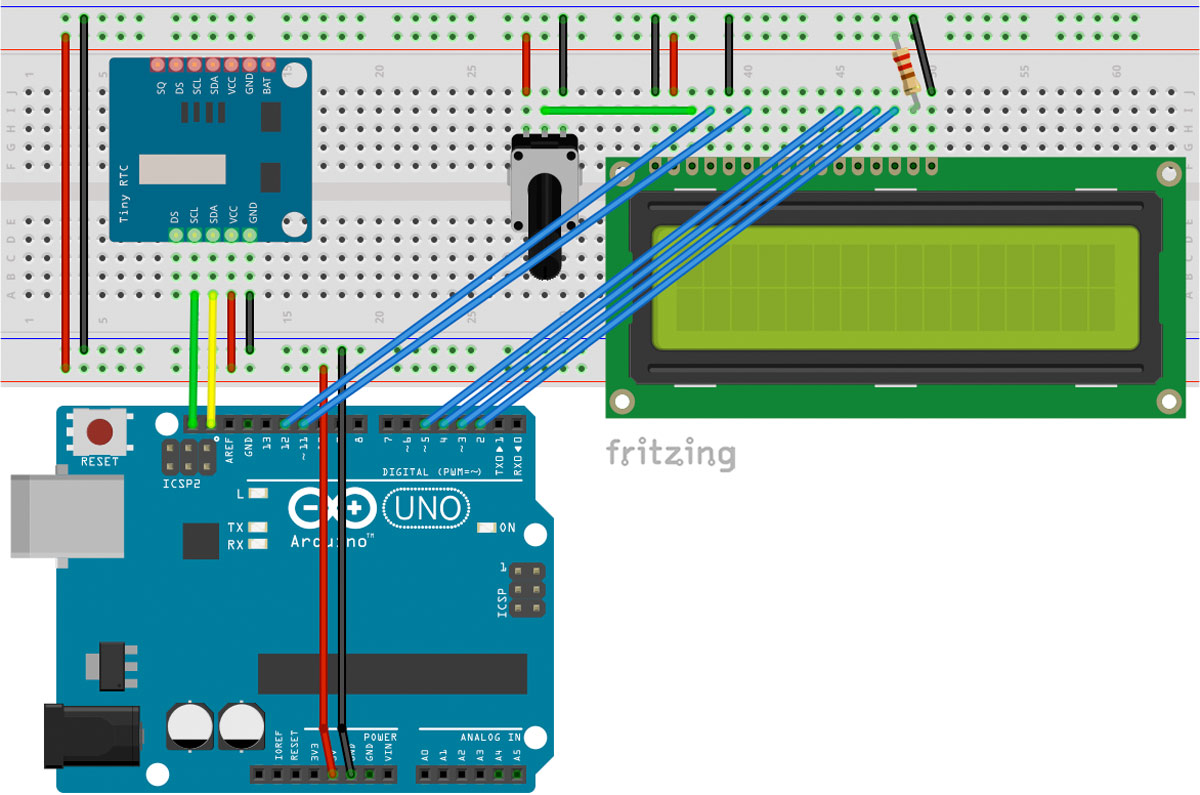 Arduino Uhrzeit Mit Der Real Time Clock Rtc Arduino Tutorial