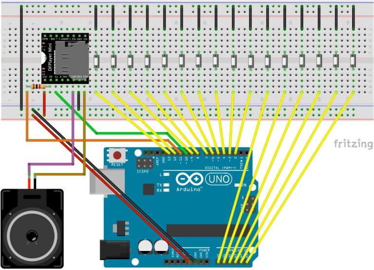 So baust du eine Sound Machine mit Arduino und dem DFPlayer