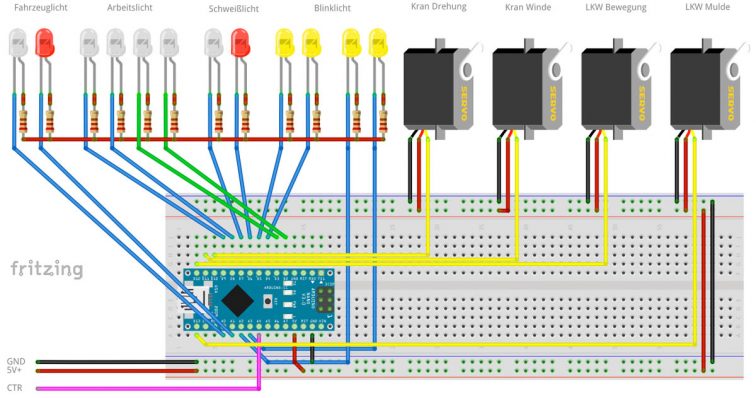 Arduino: RailFX-Baustellen- und Industriemodul für die Modellbahn